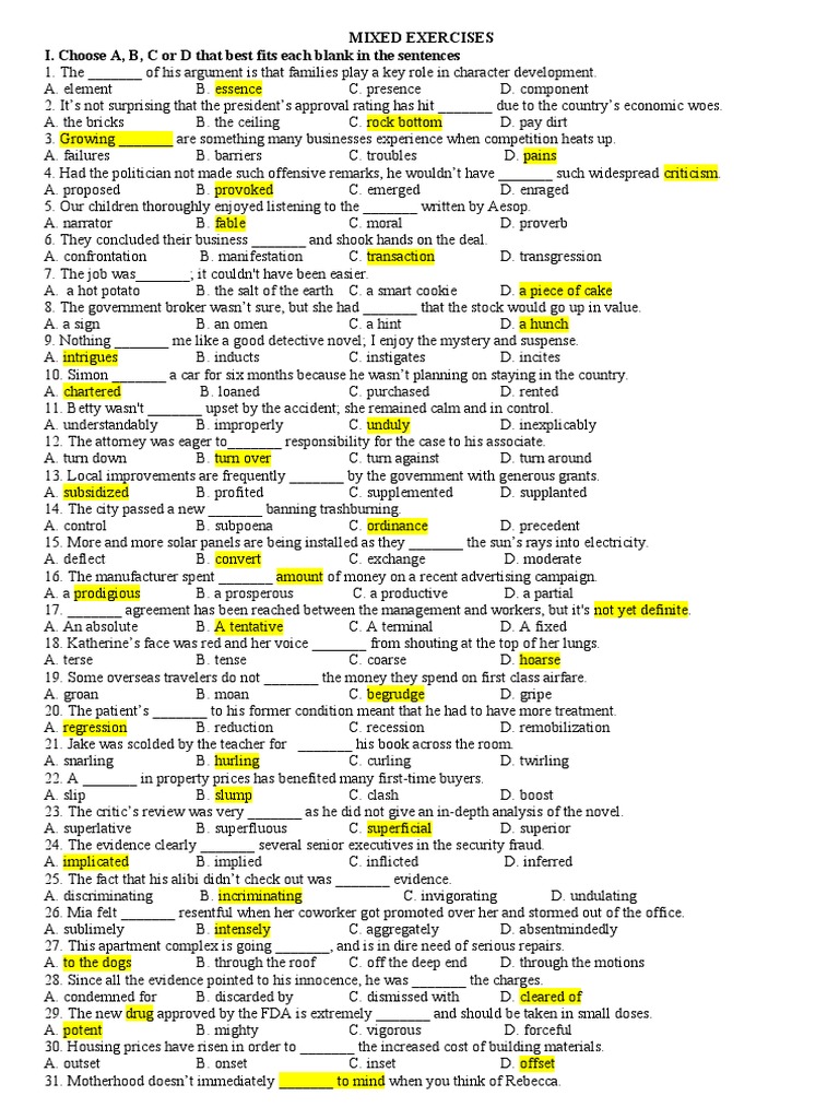 Exercises 1 - No Key | PDF | Universe | Photoelectric Effect