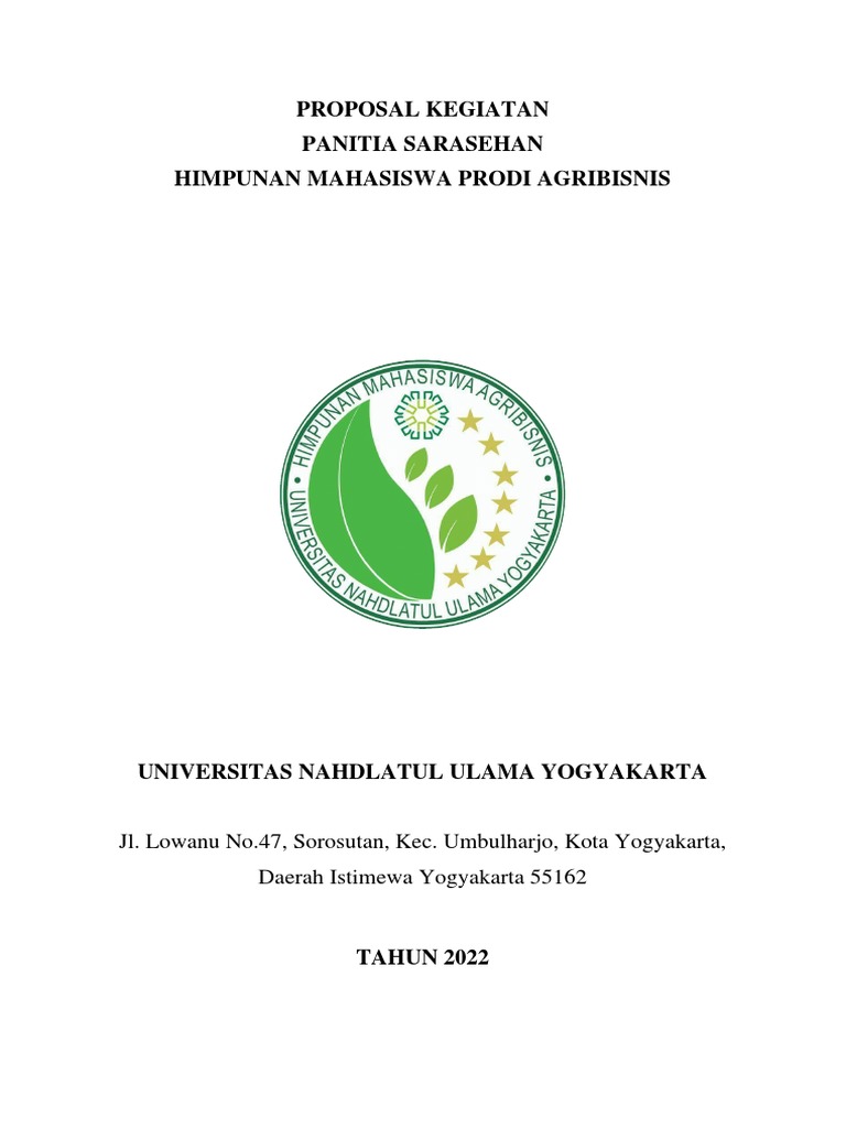 Proposal Sarasehan Dan Mubes | PDF