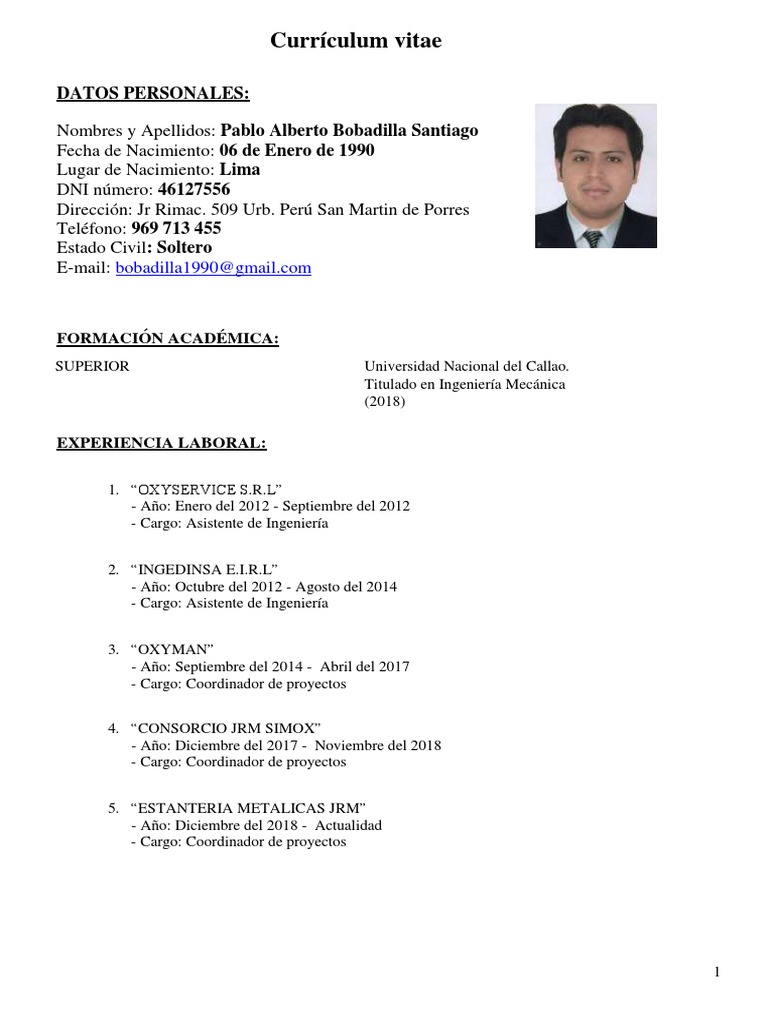 Bobadilla Santiago Pablo Alberto | PDF