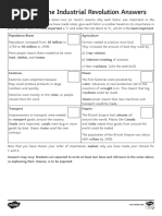 Industrial Revolution Activity Sheet | PDF