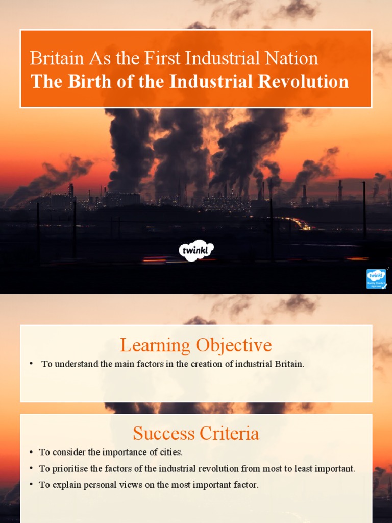 Industrial Revolution Presentation | PDF | Factory | Industrial Revolution
