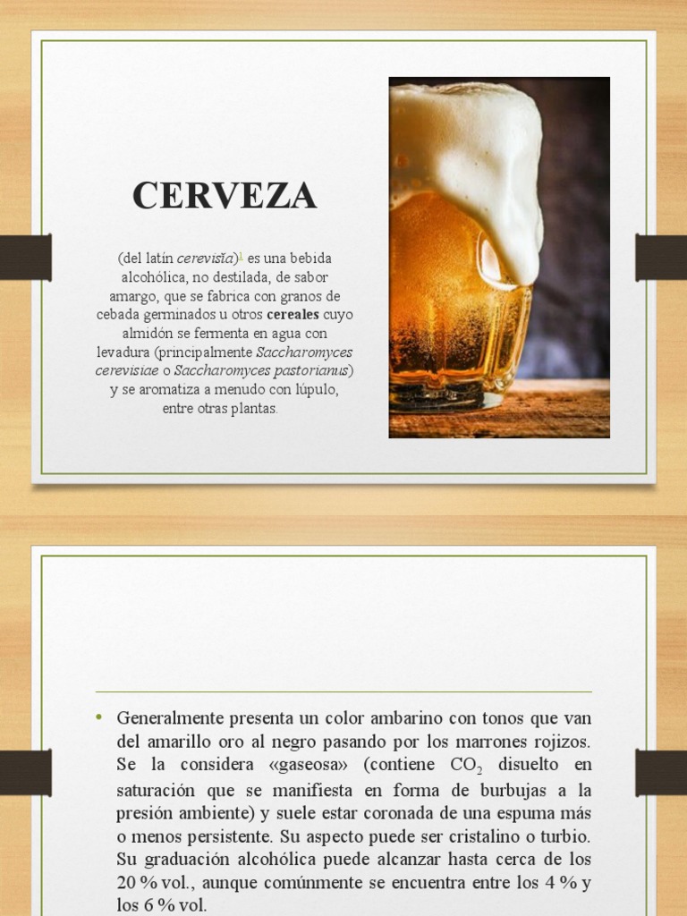 Cerveza | PDF | Cerveza | Fabricación de cerveza