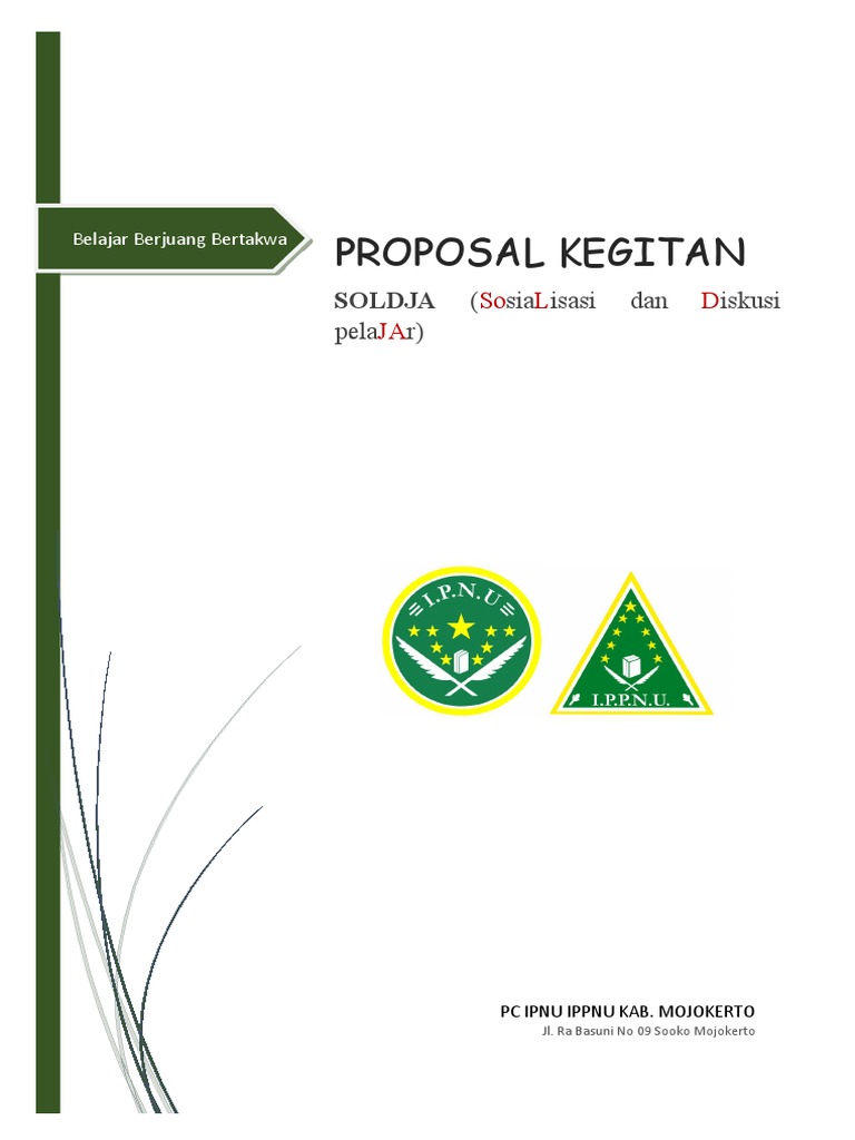 Proposal Kegiatan IPNU IPPNU Ke Skeolah | PDF Proposal Kegiatan IPNU IPPNU Ke Skeolah | PDF