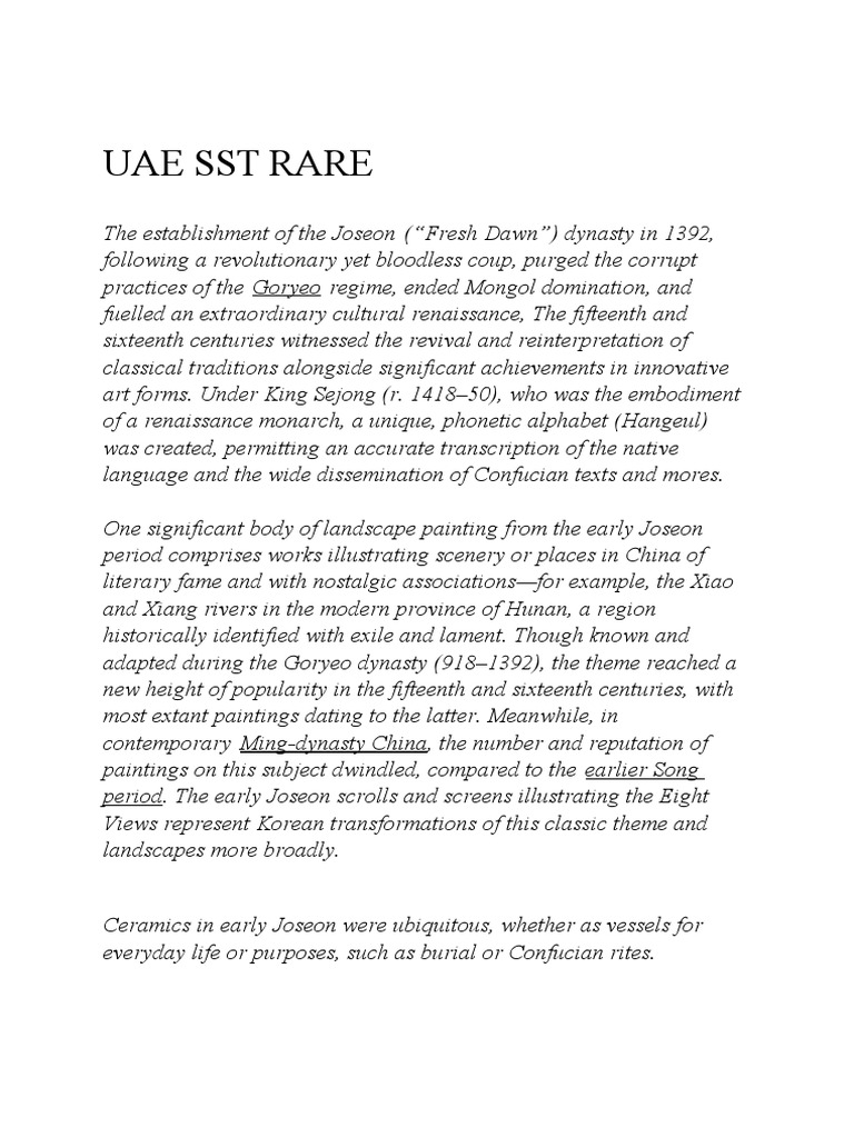 Uae SST Rare | PDF | Classics