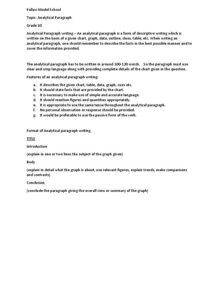 Analytical Paragraph Writingh | PDF | Adolescence | Internet