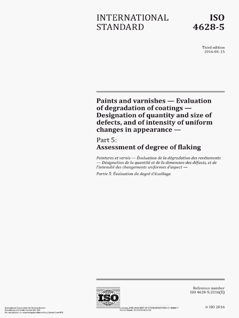 Iso 4628-5-2016 | PDF