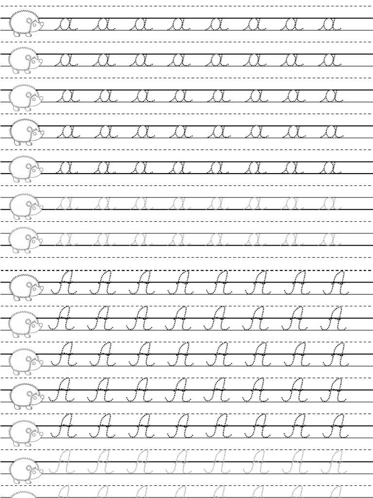 Litere de Mana Punctate | PDF