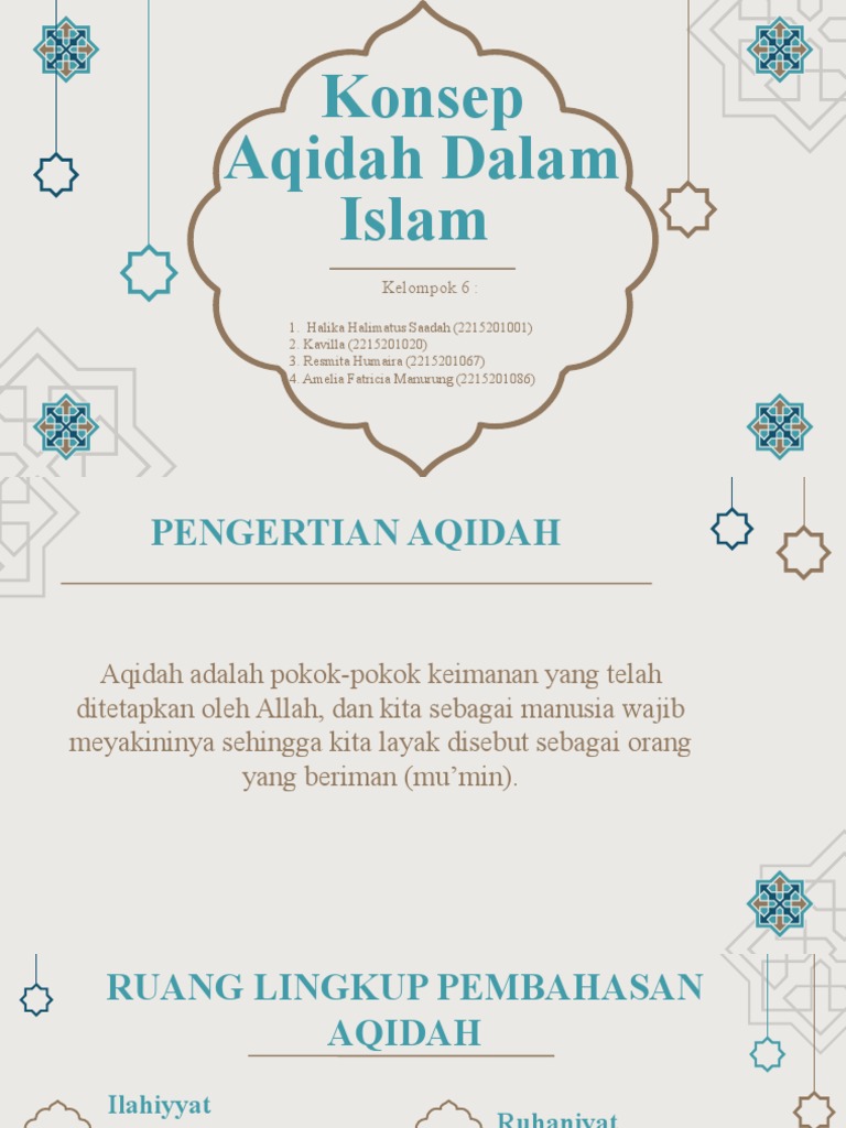Konsep Aqidah Dalam Islam | PDF | Filsafat