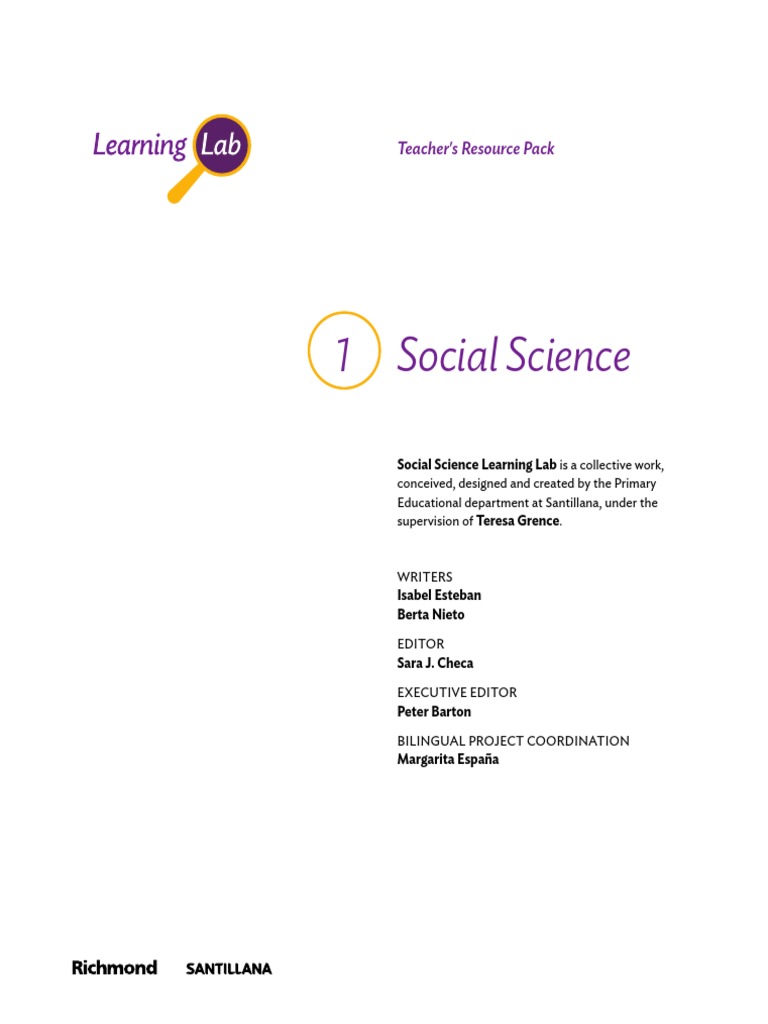 Social Science 1º Santillana | PDF | Learning | Inquiry Based Learning