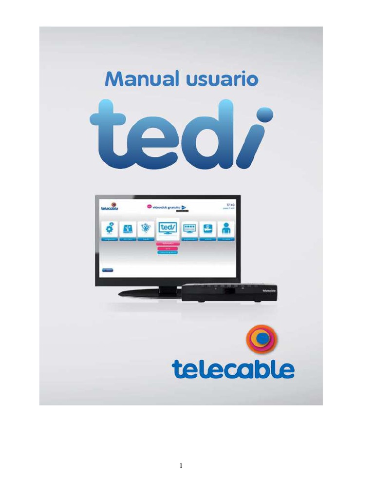 Guía de Uso del Decodificador Tedi | PDF | Televisión de alta definición | Televisión