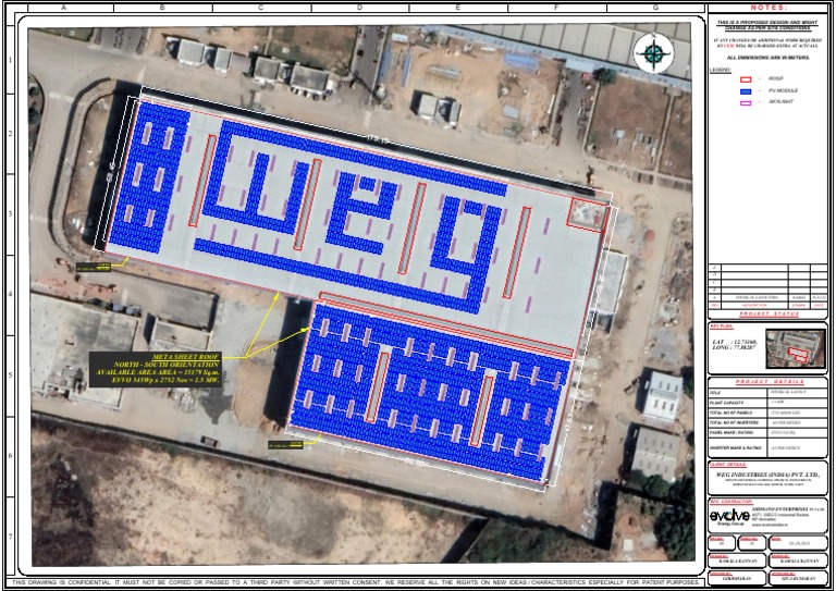 Weg Industries (India) Pvt. Ltd. - Physical Layout-1.5mw | PDF | Nature ...