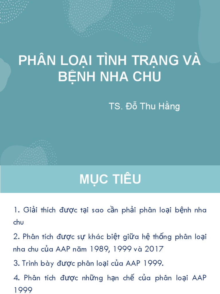 Phân Lo I Nha Chu | PDF