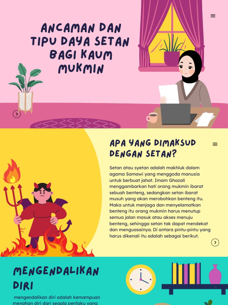 Ancaman Dan Tipu Daya Setan Bagi Kaum Mukmin | PDF