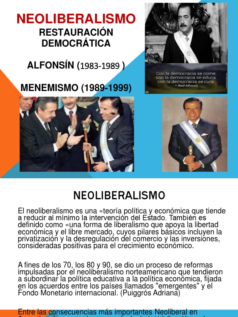 Neoliberalismo y Educación | PDF | Neoliberalismo | Democracia