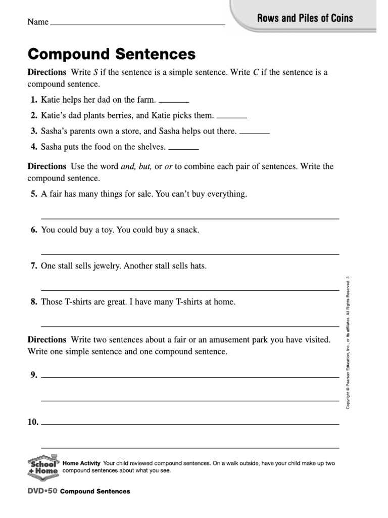 Compound Sentences | PDF