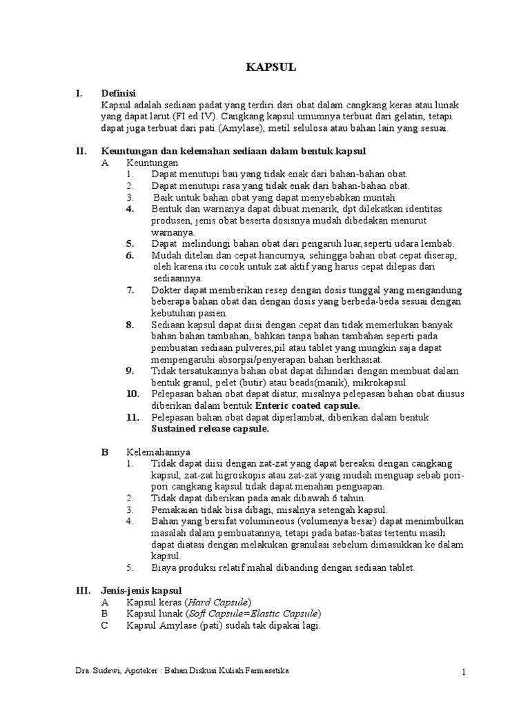 KAPSUL - Kirim | PDF