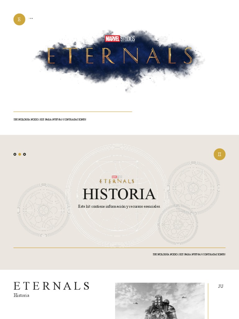 Viñeta Minimalista Con Sombra - Eternals | PDF