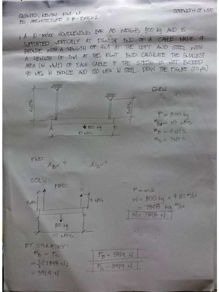 Quinto, Kevin Kim M. BS Archi 3B Batch 2 - BESM31 Quiz 01 | PDF