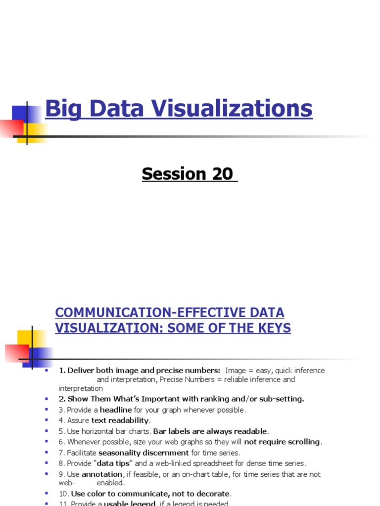 Session 21 Big Data Visualization | Download Free PDF | Big Data ...