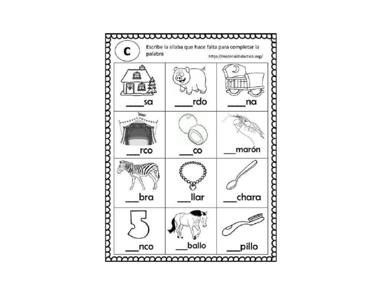 Palabras Con C | PDF