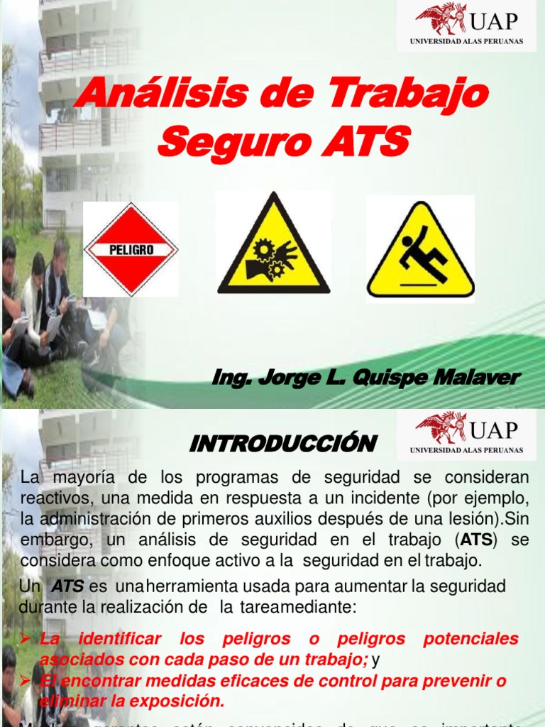 Análisis de Trabajo Seguro (ATS) en Seguridad Laboral | PDF | La seguridad