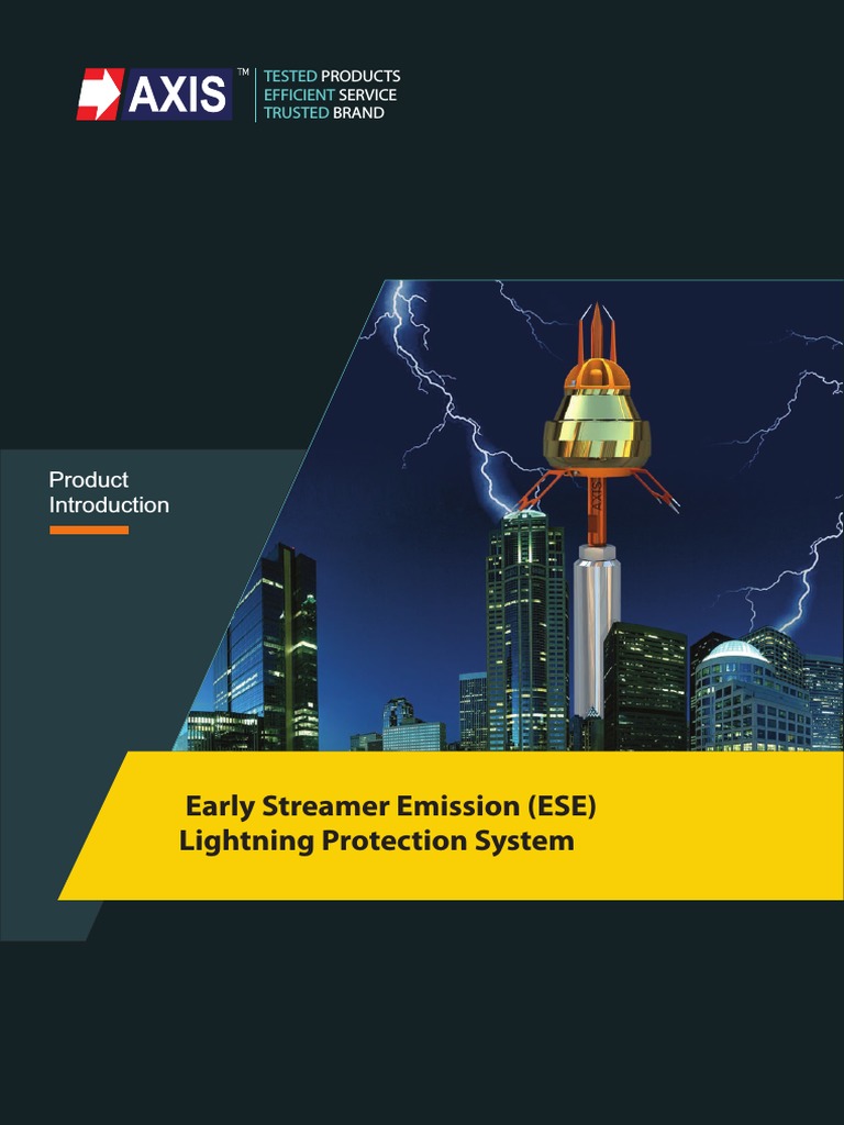 Early Streamer Emission (ESE) Lightning Protection System | PDF ...
