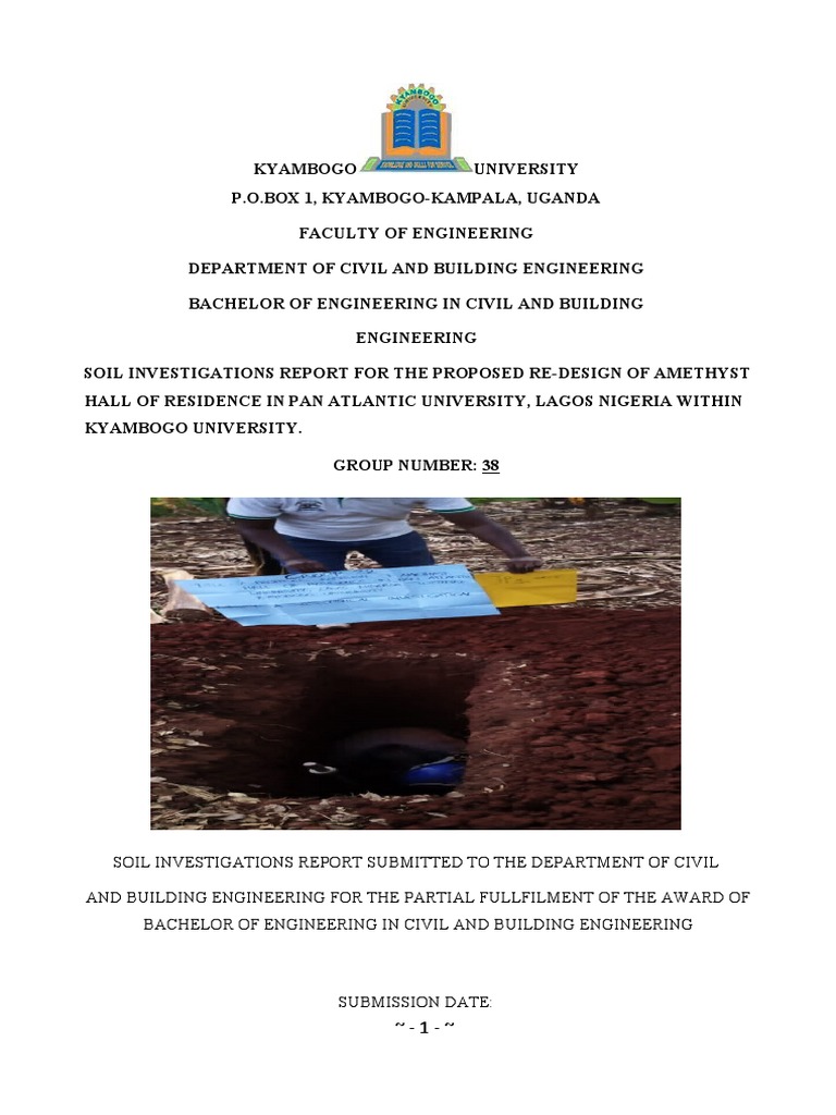 Geotechnical Investigation Group 38 | PDF | Applied And Interdisciplinary Physics | Earth Sciences