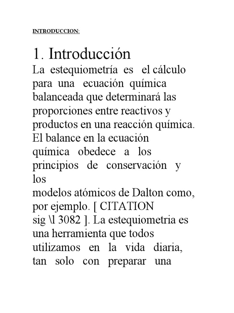 Materiales, Metodos e Intro | PDF | Estequiometría | Química Materiales, Metodos e Intro | PDF | Estequiometría | Química