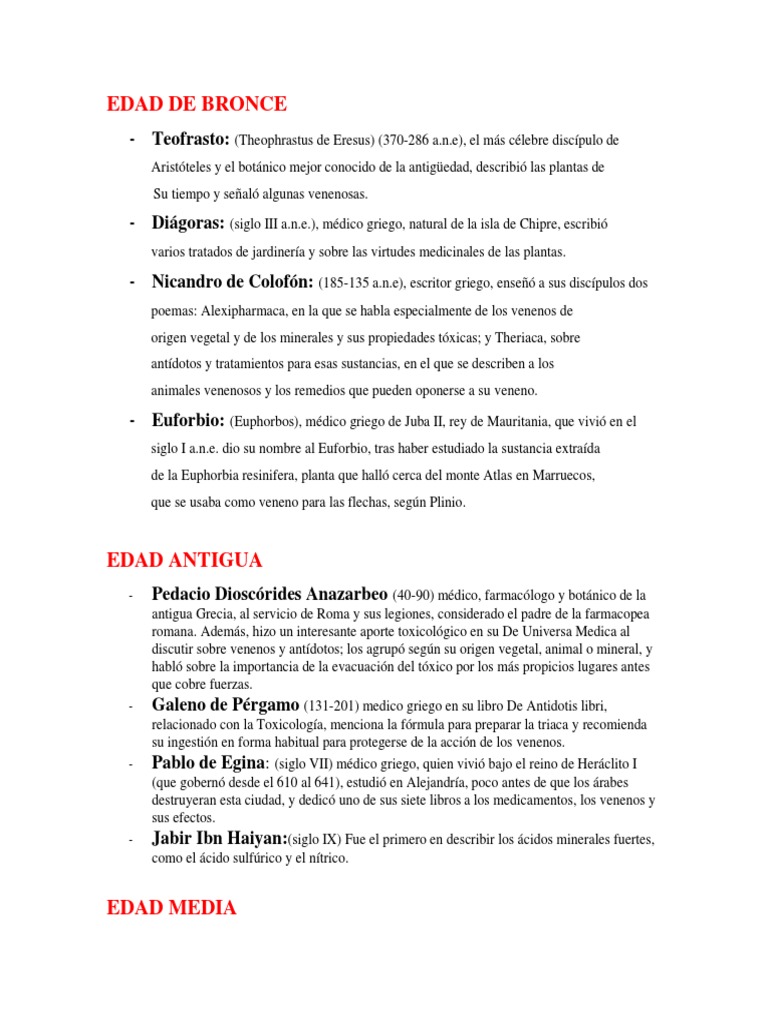 Edad de Bronce | PDF | Clásicos