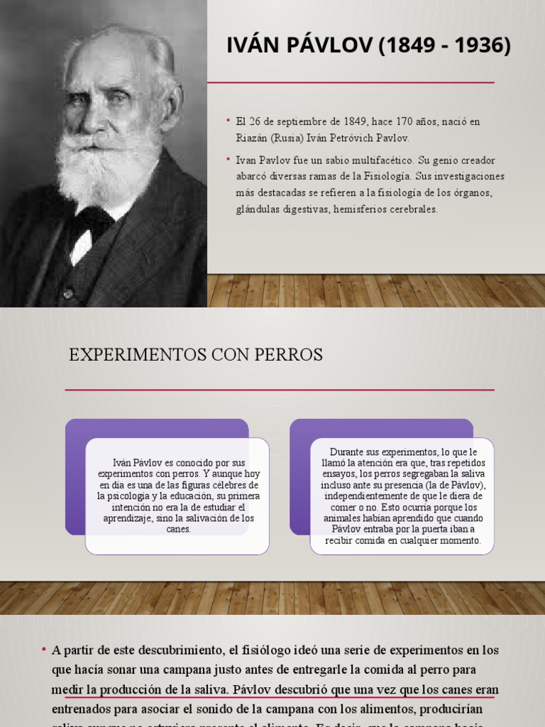 Biografía y Experimentos de Pavlov | PDF | Neurociencia | Ciencia cognitiva