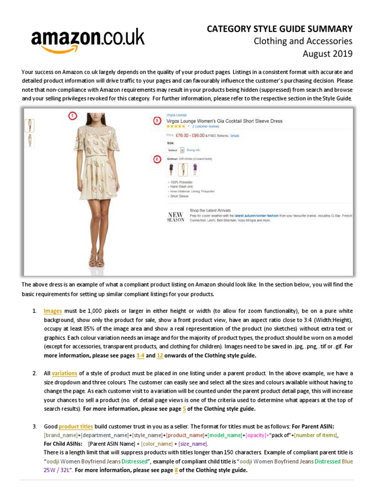 Clothing Style Guide UK JH | PDF | Brand | Clothing