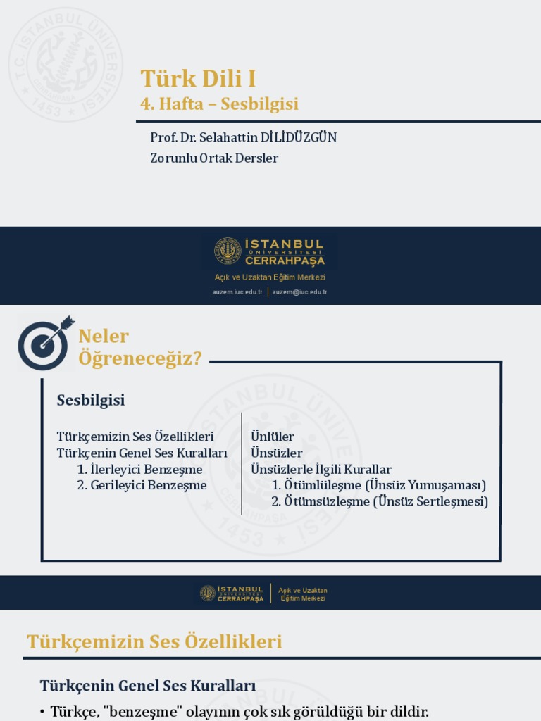 4.Hafta-TürkDili I | PDF