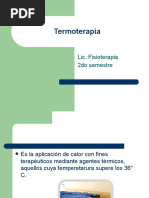Agentes Térmicos en Fisioterapia: Termoterapia | PDF | Transferencia de ...
