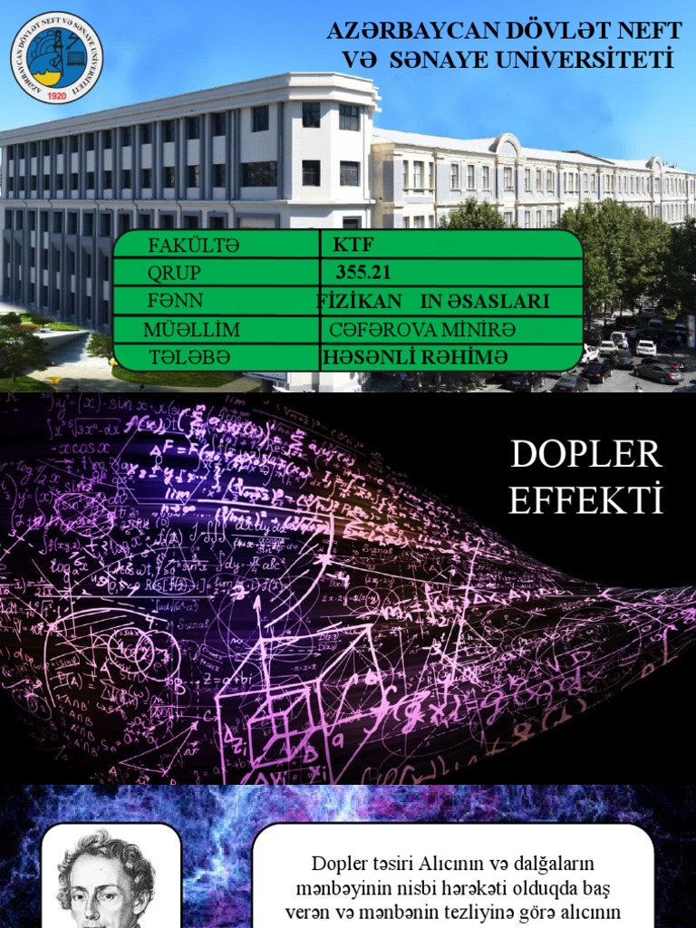 Dopler Effekti | PDF