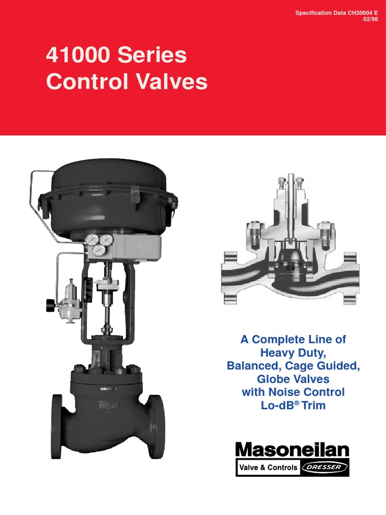 Valvulas 41000 Masoneilan | PDF | Valve | Stainless Steel