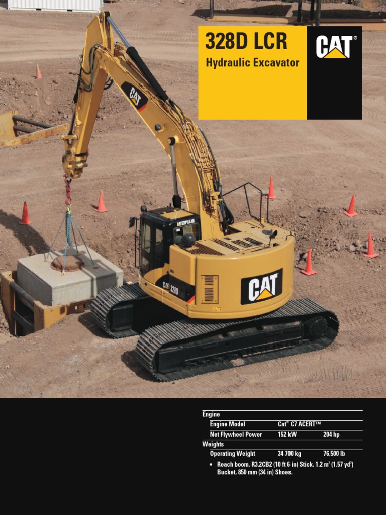 Hydraulic Excavator 328D LCR | PDF