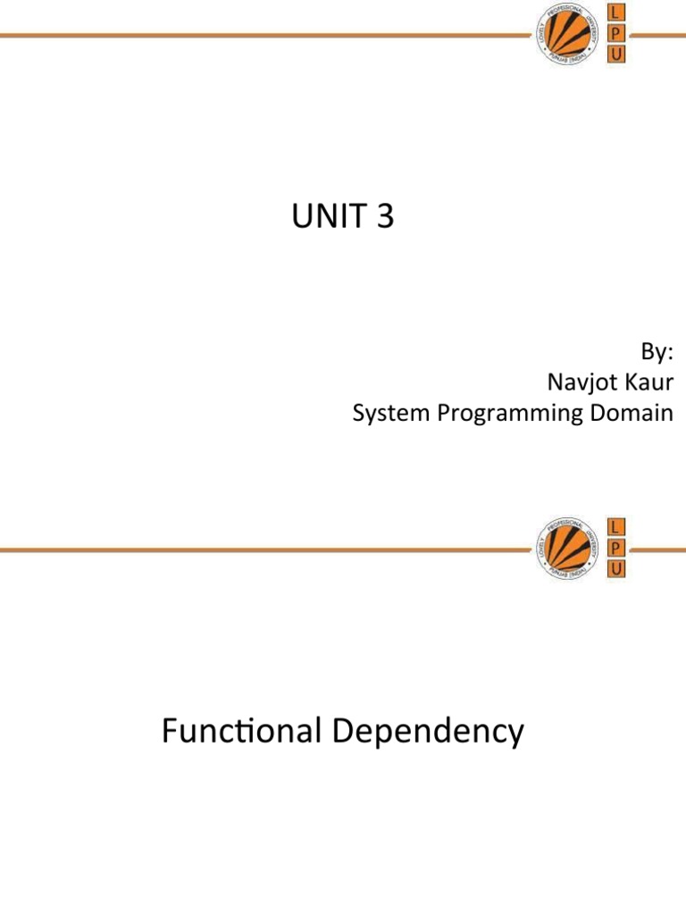 Functional Dependency | PDF | Software Engineering | Databases