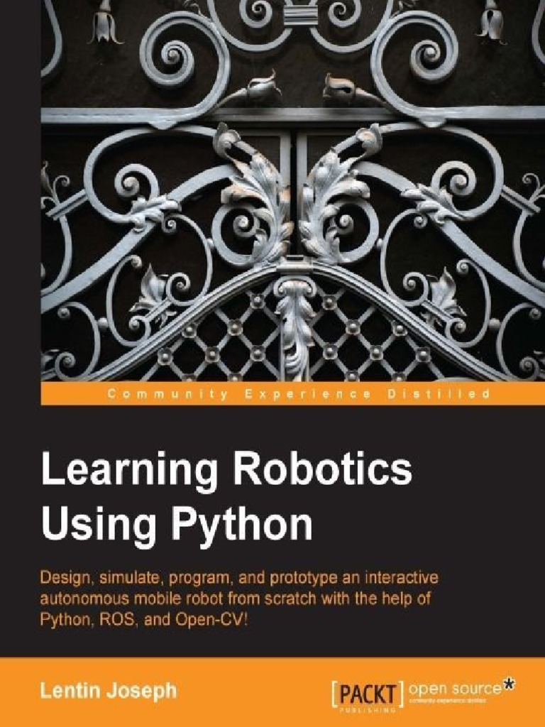 Learning Robotics Using Python Pdf Robot Robotics