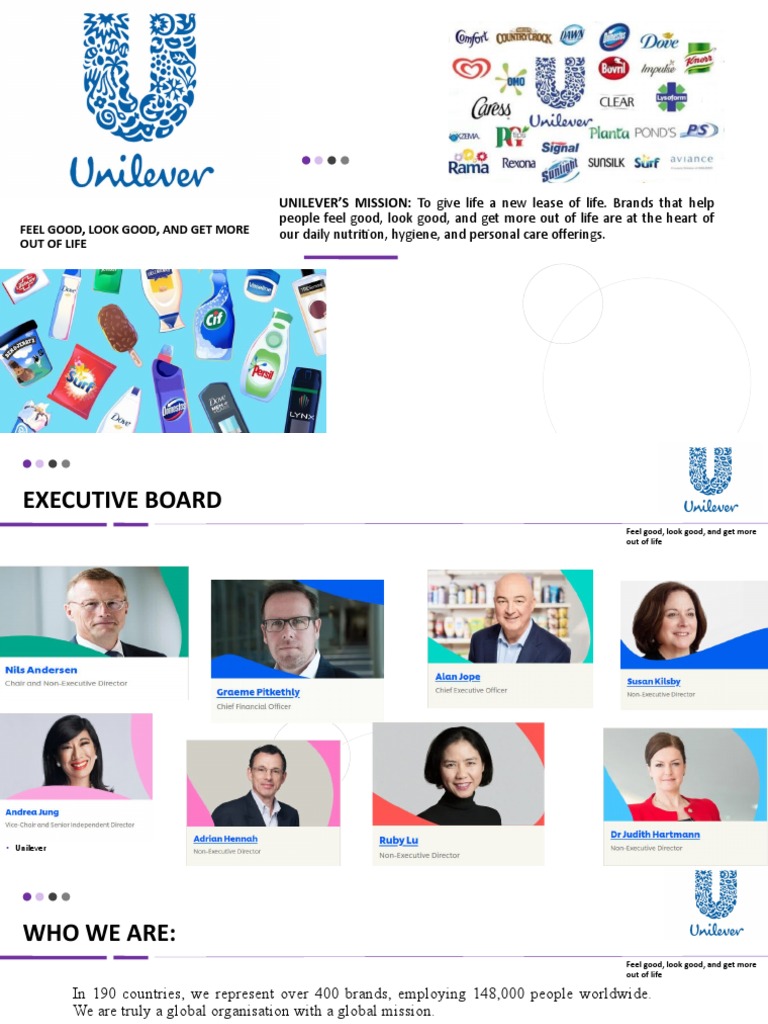 Unilever's Mission | PDF | Entrepreneurship | Innovation