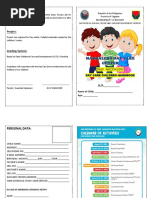 DSWD Eccd Child Profile | PDF | Disability | Health Care