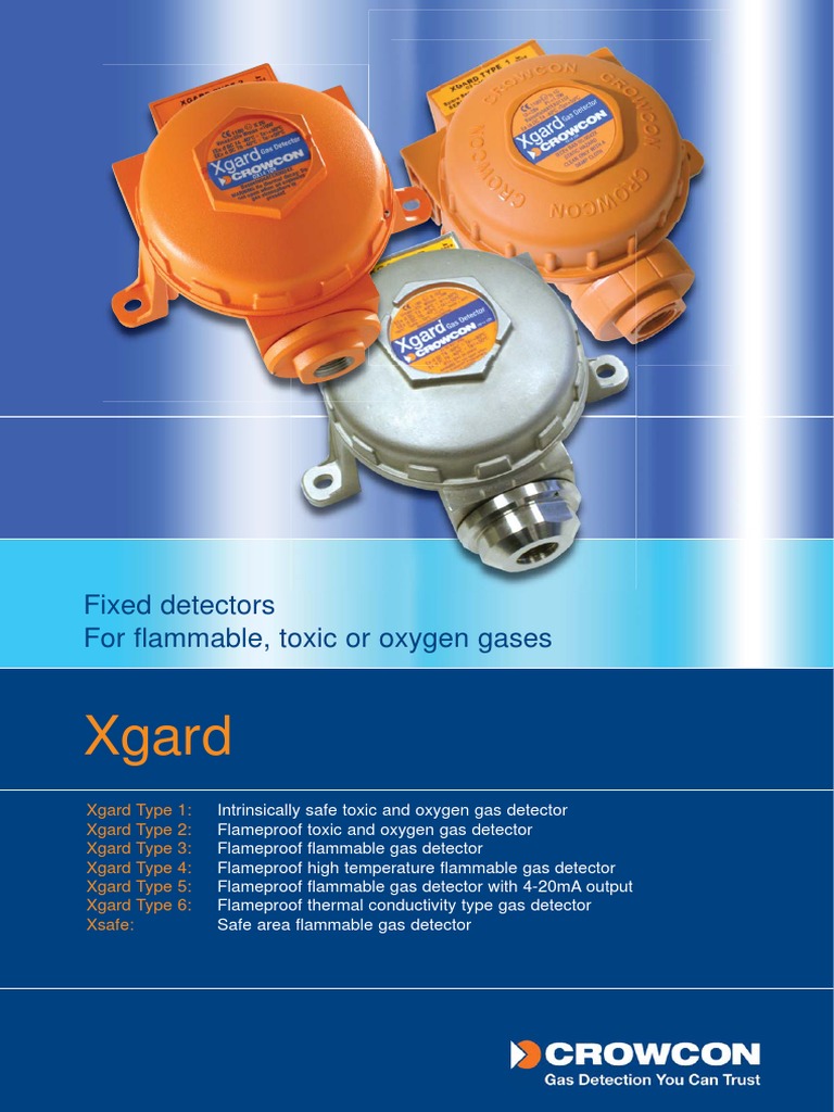 Xgard Fixed Gas Detectors Overview | PDF | Chlorine | Chemical Elements