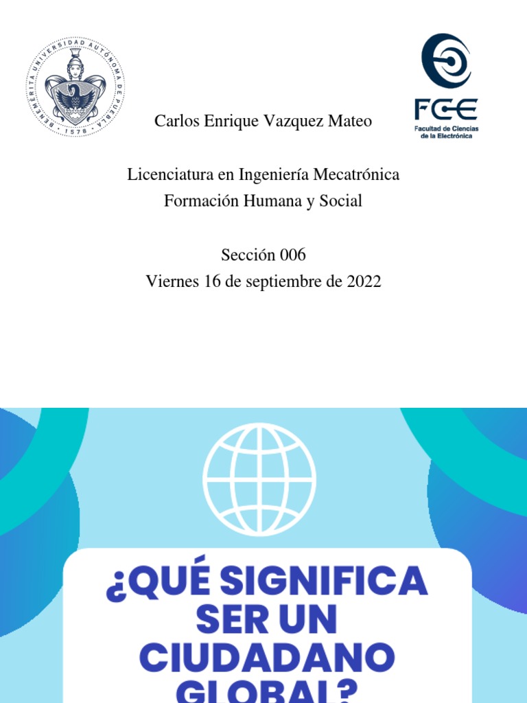 Actividad 4. ¿Soy Un Ciudadano Global | PDF | Ciudadanía