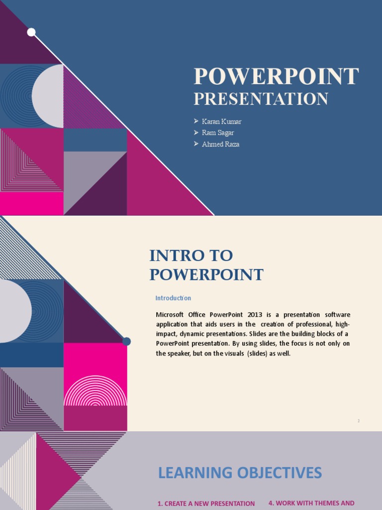 Powerpoint: Presentation | PDF | Microsoft Power Point | Software