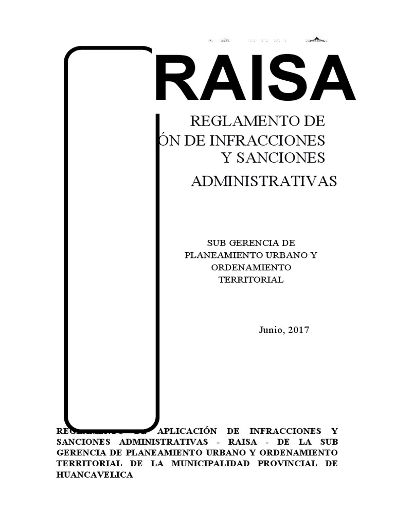 Raisa y Cuisa Terminado MPH | PDF | Multa (pena) | Regulación