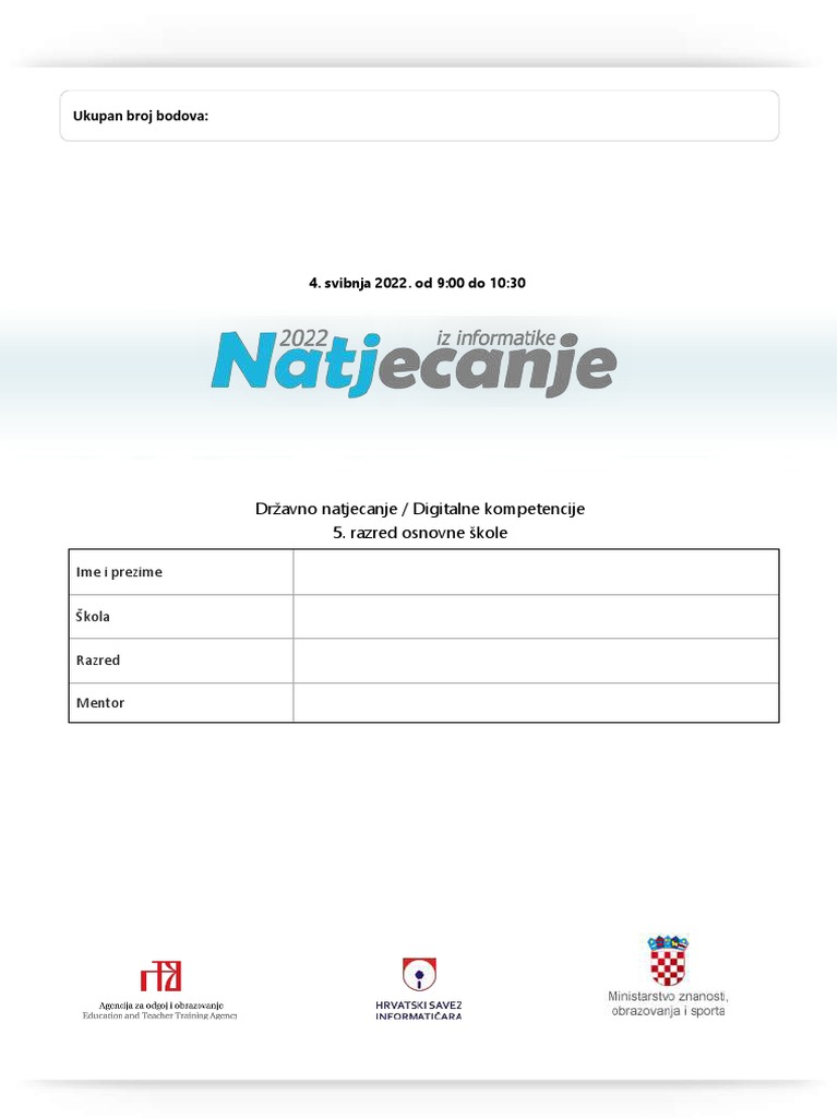 Zadaci I Rjesenja 5 | PDF