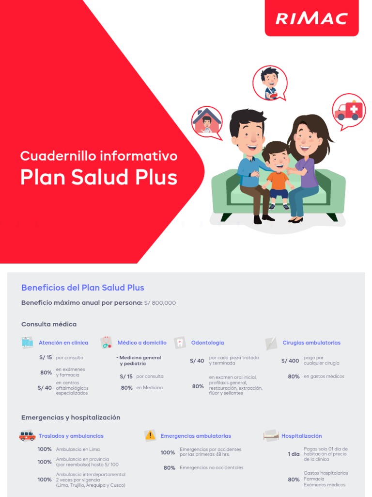 Cartilla Plan Salud Plus | PDF | Lima | Medicina