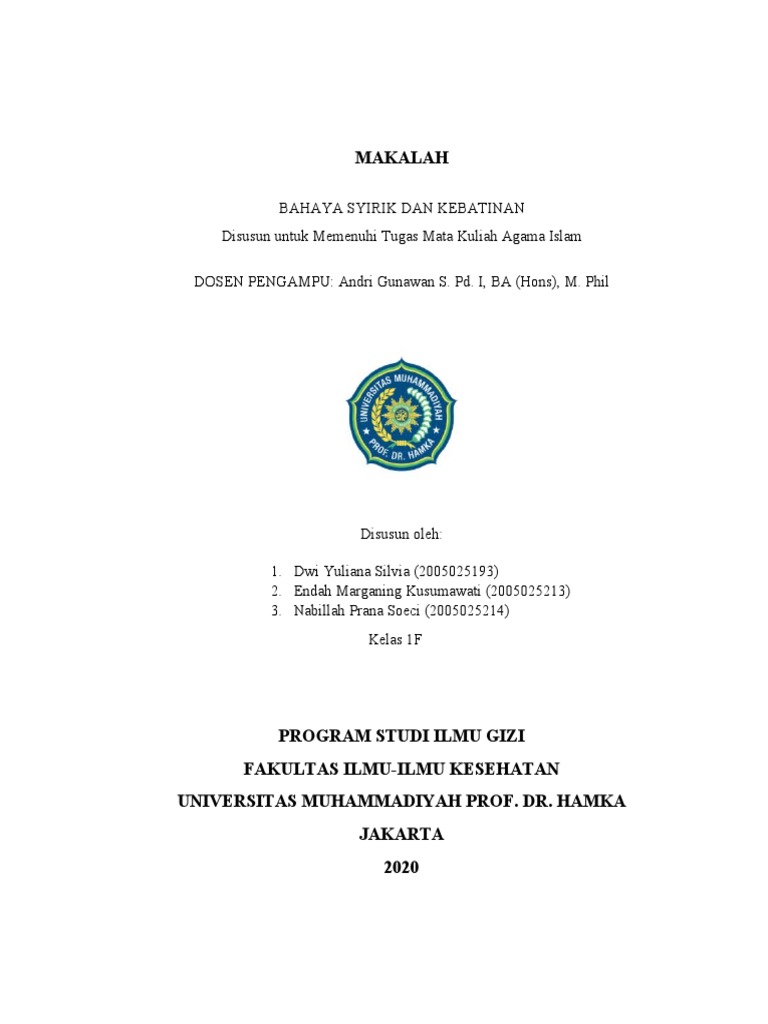 Makalah Agama Kelompok 5 Fix-1 | PDF
