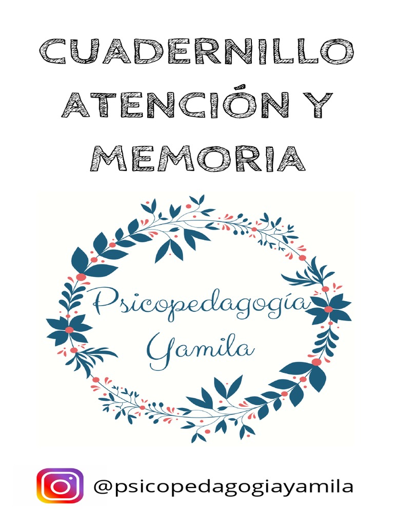 Cuadernillo ATENCION Y MEMORIA | PDF | Color | Amarillo