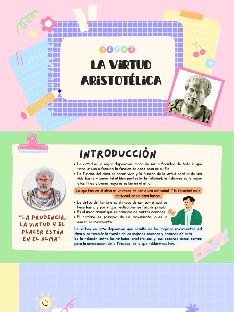 La Virtud Aristotélica | PDF | Aristóteles | Felicidad