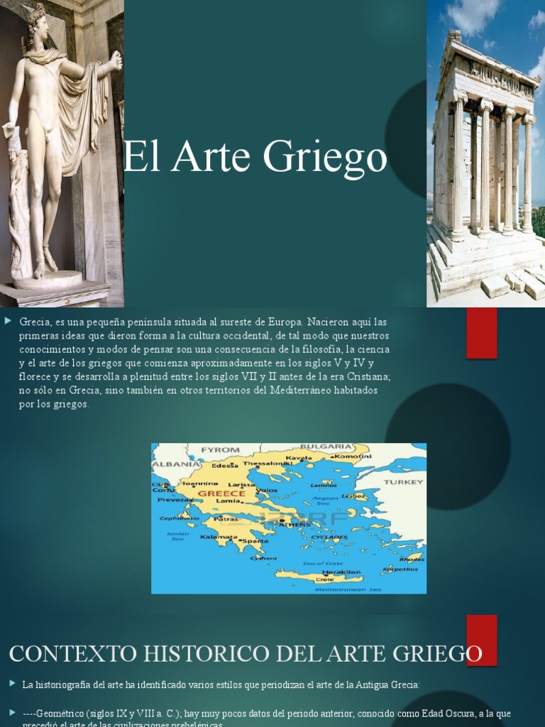 Presentación arte griego | PDF | Antigua Grecia | Grecia